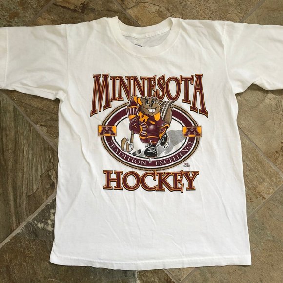 Tops | Vintage Minnesota Golden Gophers College Hockey 223 Shirt ...